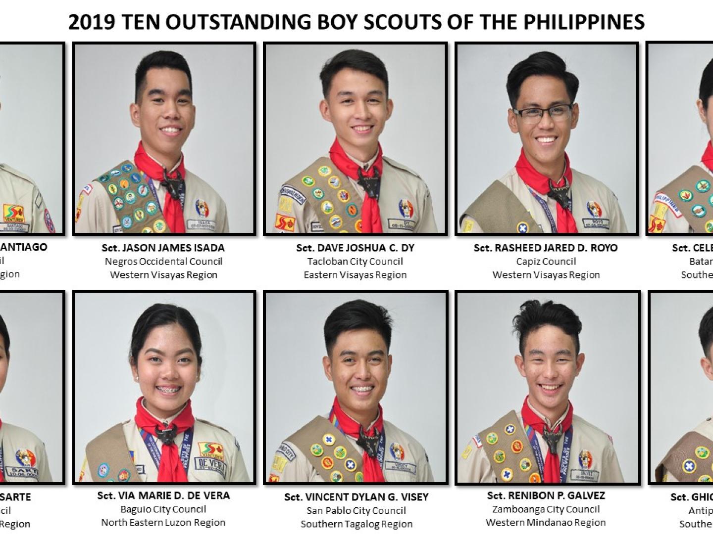 BSP names 10 Outstanding Scouts | WOSM