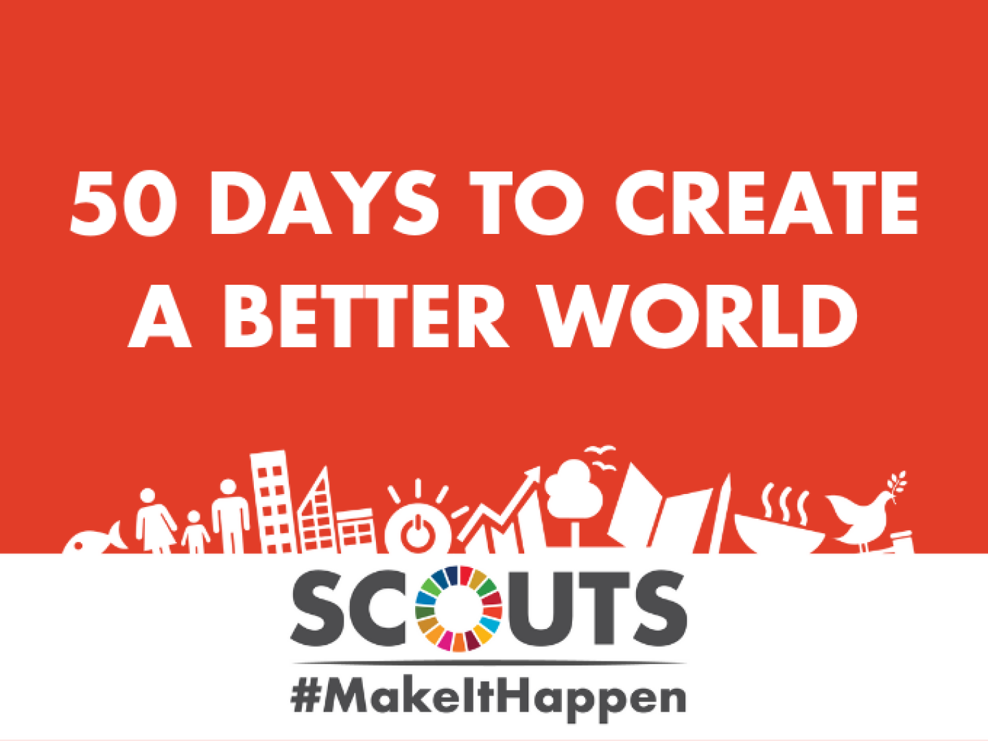 Scouts #MakeItHappen campaign drives 50 days of service for the SDGs | WOSM
