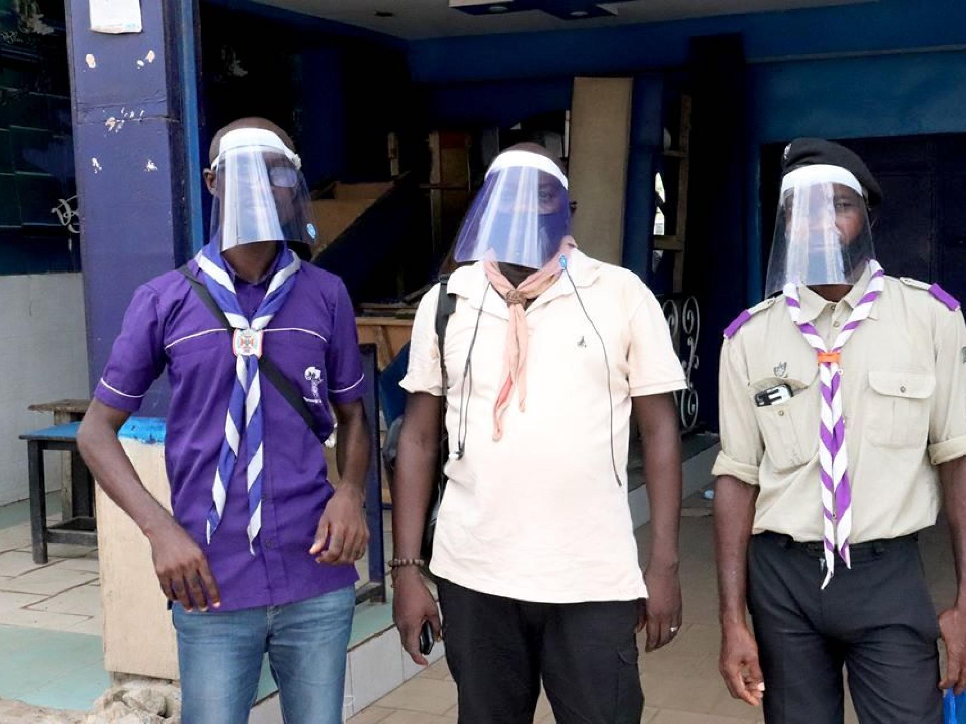 Ivorian Scouts Make Masks and Face Shields to Support COVID-19 Response ...