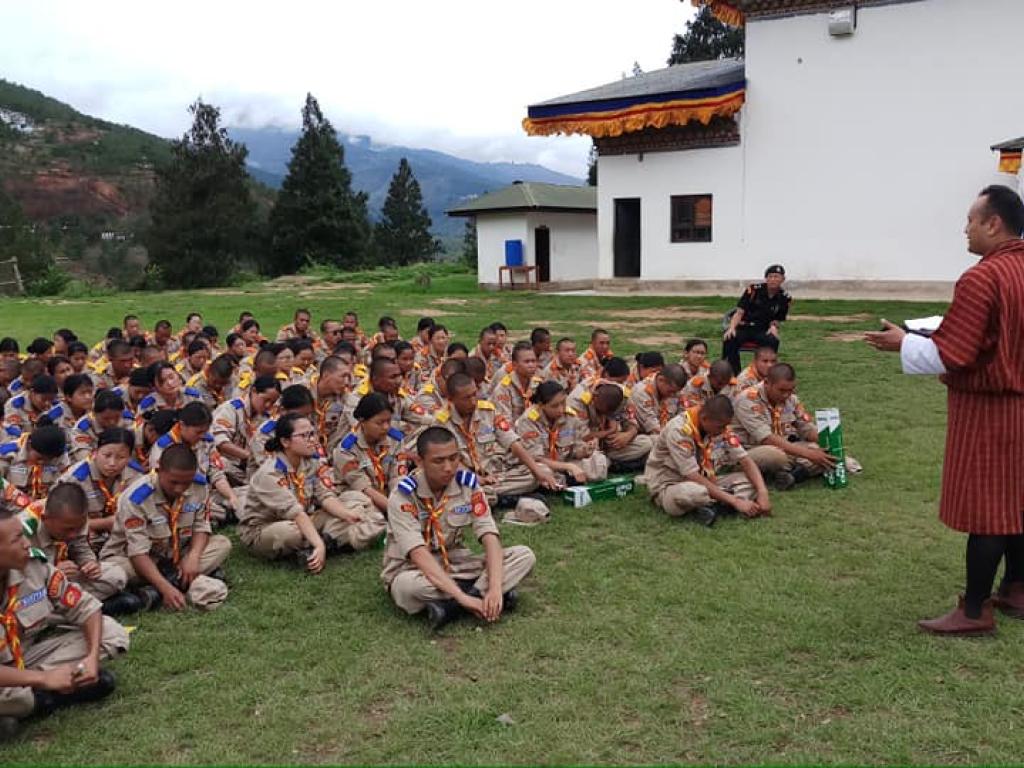 Bhutanese Scouts learn basic firefighting techniques | World Scouting