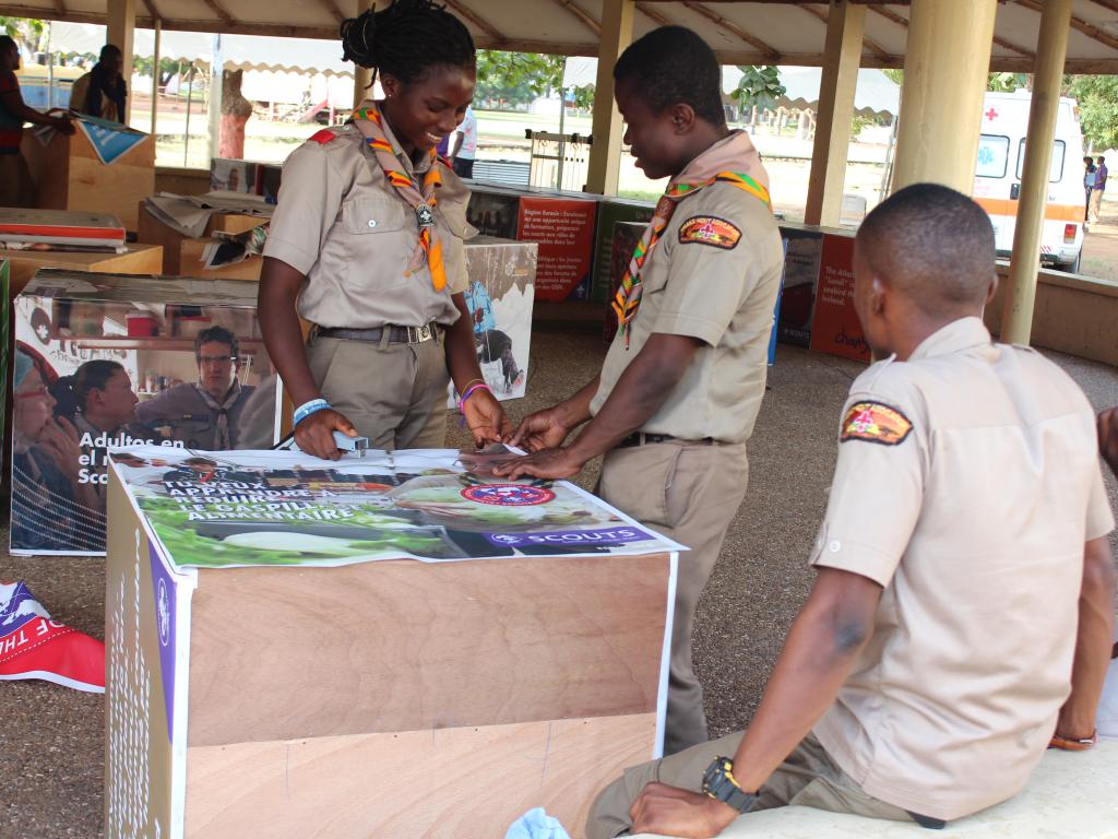 While at the Camp Visit the Better World Exhibition | WOSM