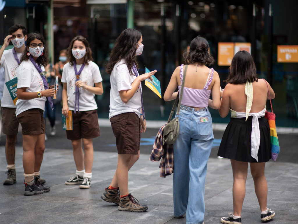 Scouts in Portugal Support a Vaccination Awareness Campaign Targeting ...