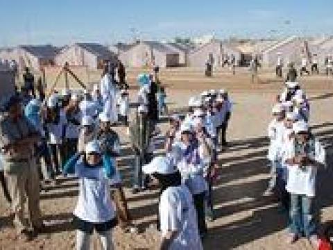 Scouts camp with Libyan children in the Tunisian refugee camps | WOSM