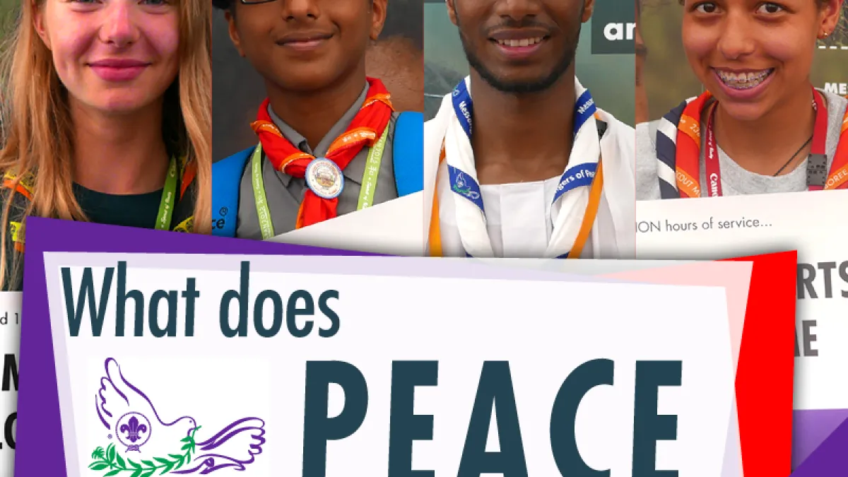 What does peace mean to you? | WOSM