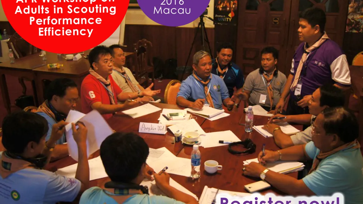 APR Workshop on Adults in Scouting Performance Efficiency | WOSM
