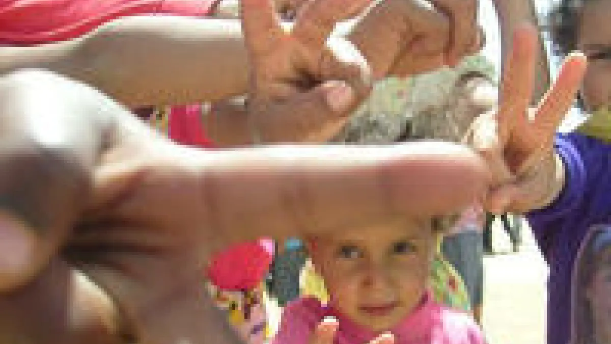 Scouts camp with Libyan children in the Tunisian refugee camps | WOSM